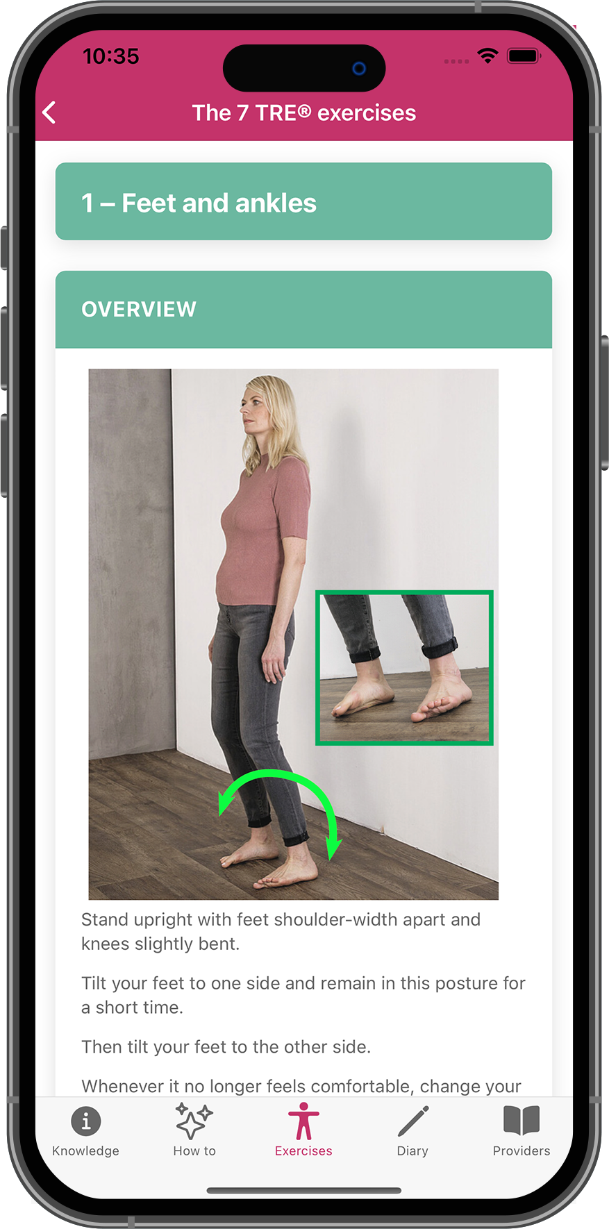 TRE ® – Shake it off – the Trauma Release Exercises app